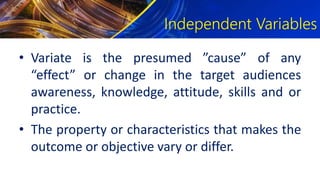 Lesson 5 variables | PPTX