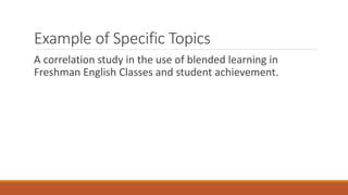 Lesson 5 writing a research title | PPTX