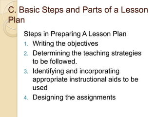 Developing A Science Lesson | PPTX
