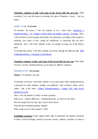 Lesson 14th September | DOCX | Homework and Study | Education