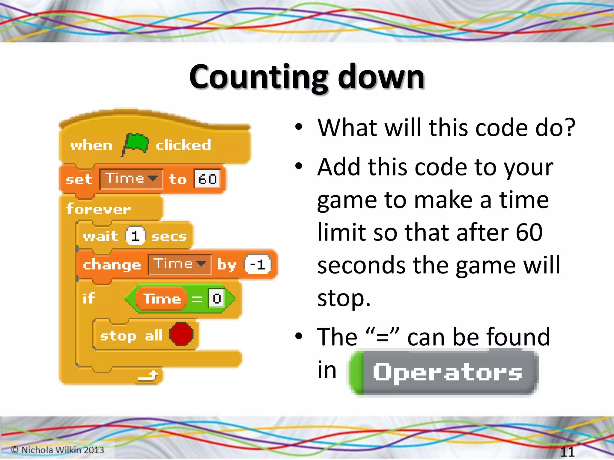Scratch Lesson 6 | PPTX | Programming Languages | Computing