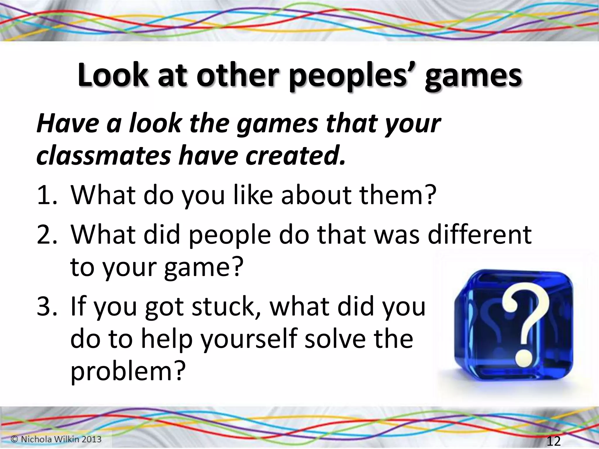 Scratch Lesson 6 | PPTX | Programming Languages | Computing