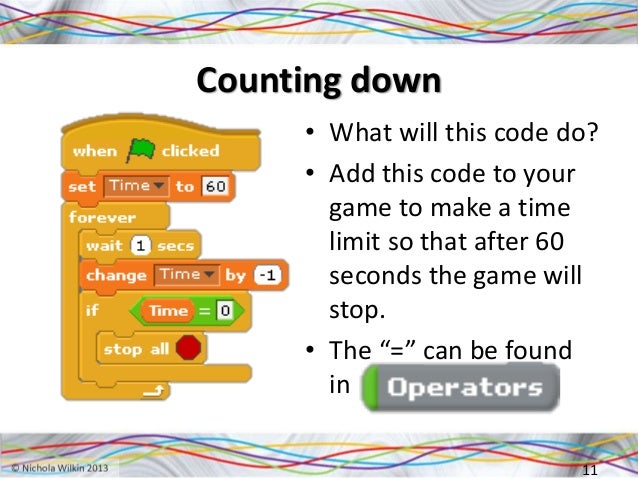 Scratch Lesson 6 Scratch Lesson 6