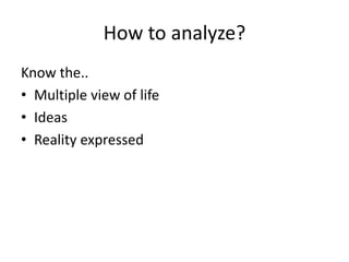 Lesson 6: interpretion and analysis in contemporary art | PPTX