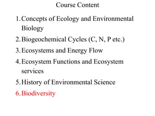 Lesson 6. biodiversity | PDF