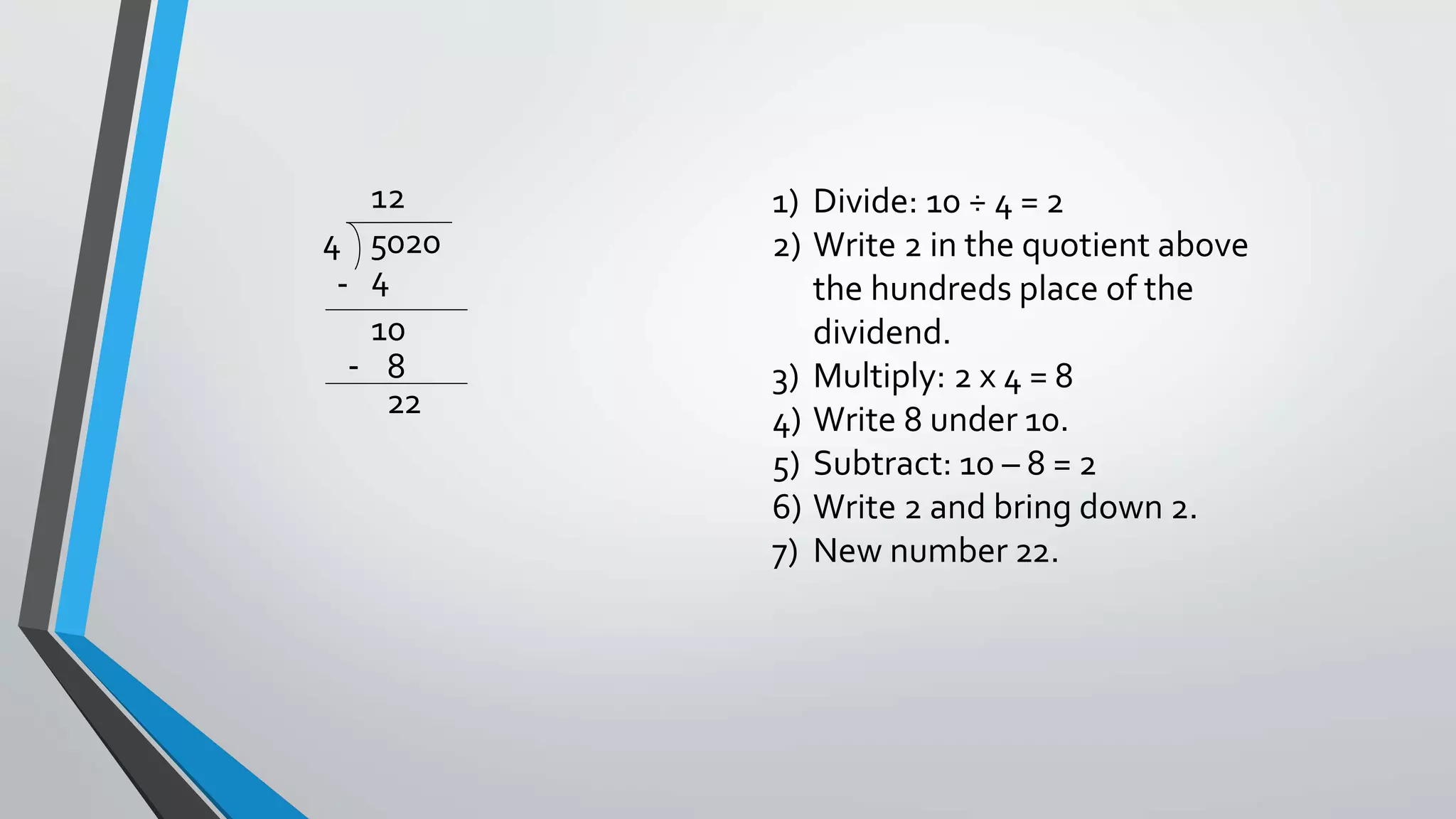 Lesson 6 Division of 3 to 4 digit numbers by 1 digit divisor without remainder | PPTX