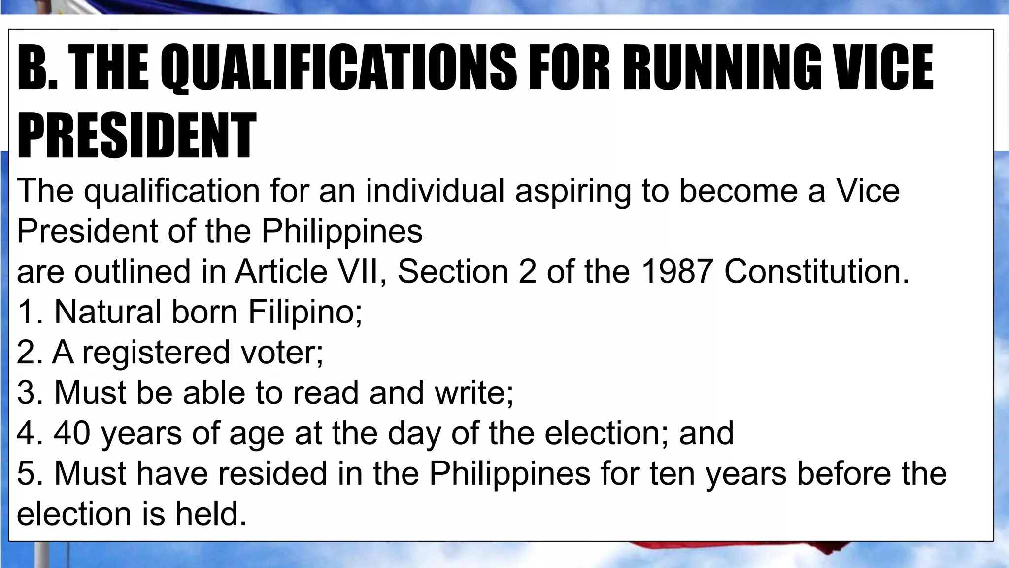 THE ROLES AND POWER OF EXECUTIVE BRANCH | PPTX