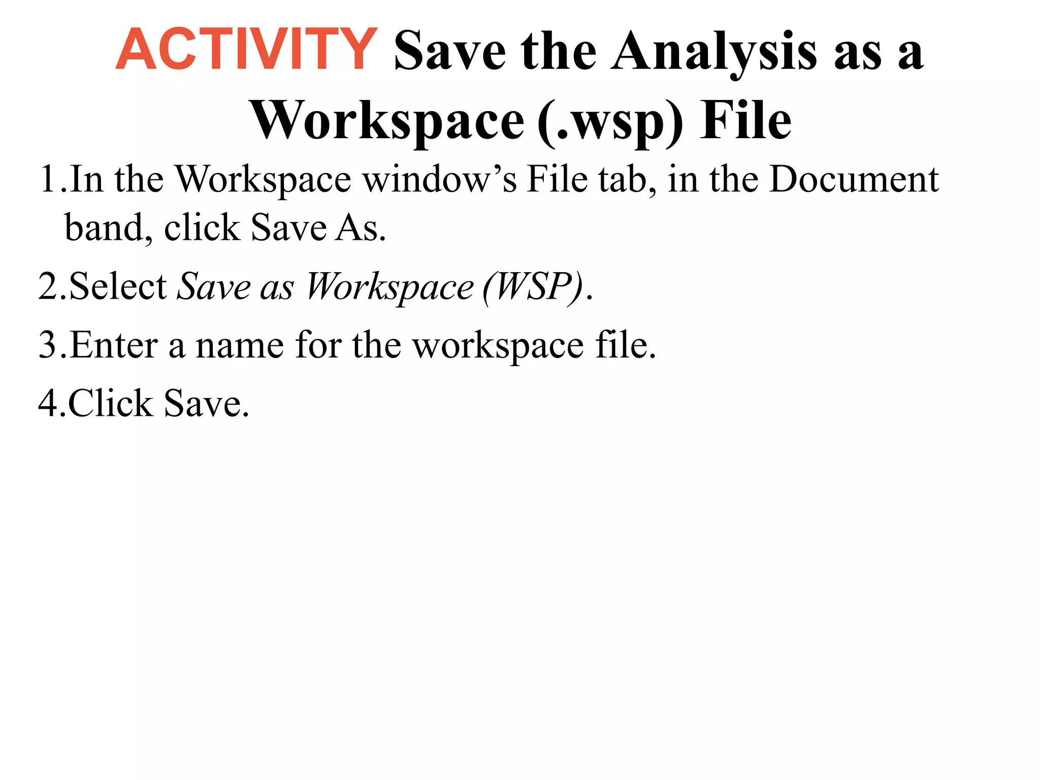 Lesson 6 Basic Tutorial Data Analysis Software for Flow Cytometry | PPTX