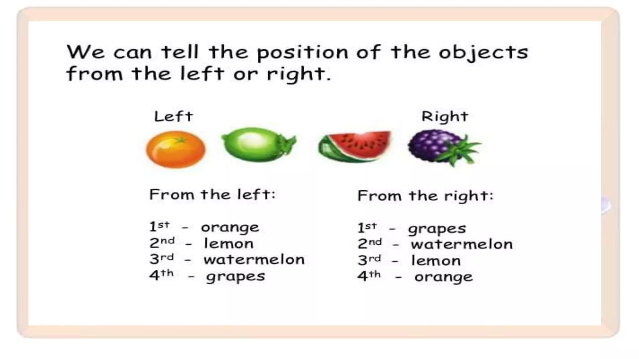 Ordinal Numbers | PPTX