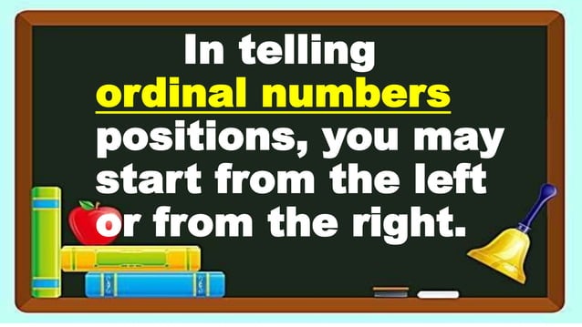 Ordinal Numbers | PPTX