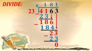 DIVISION: TWO-DIGIT DIVISOR | PPTX
