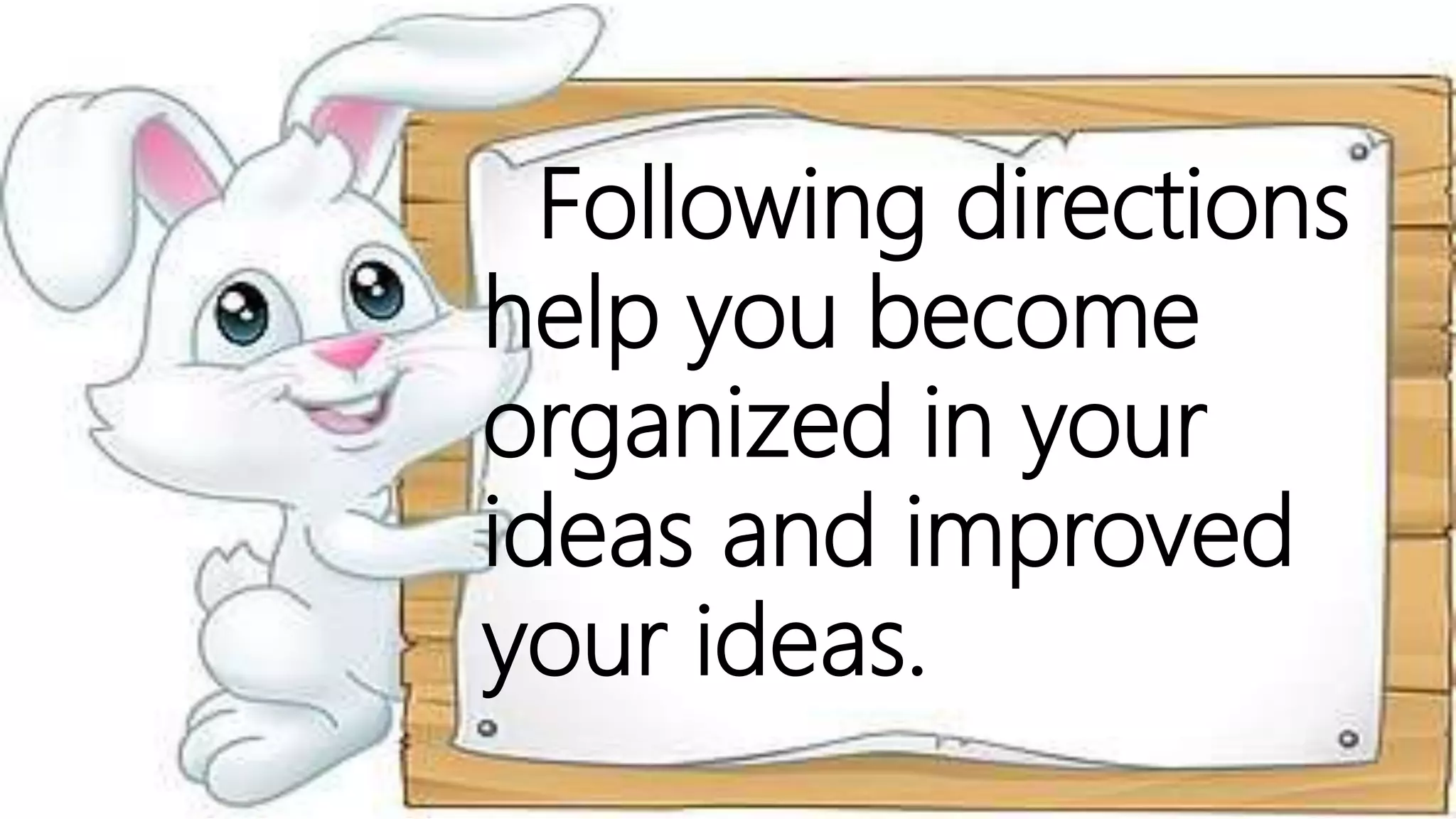 FOLLOWING DIRECTIONS | PPTX