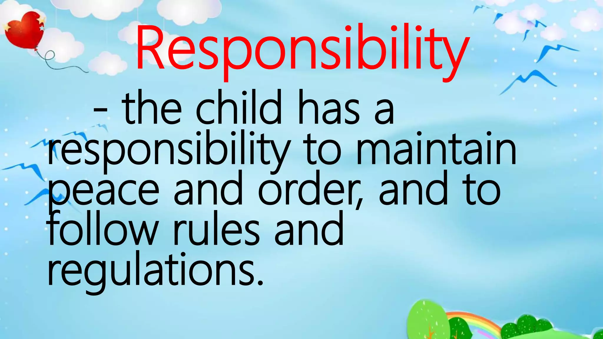 Balancing Rights and Responsibilities | PPTX