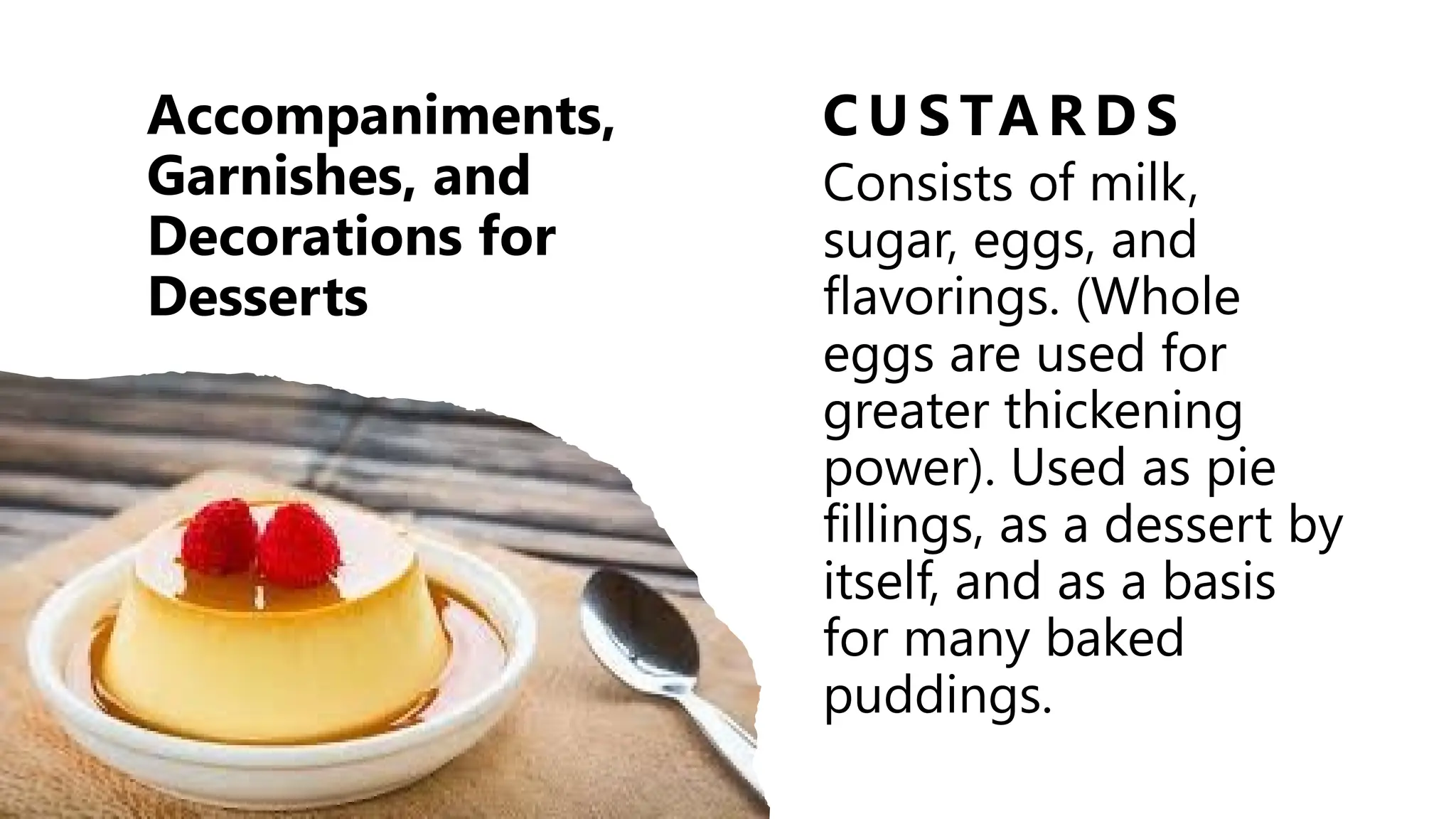 Perform mise en place Prepare & Present a Dessert Store Dessert | PPTX