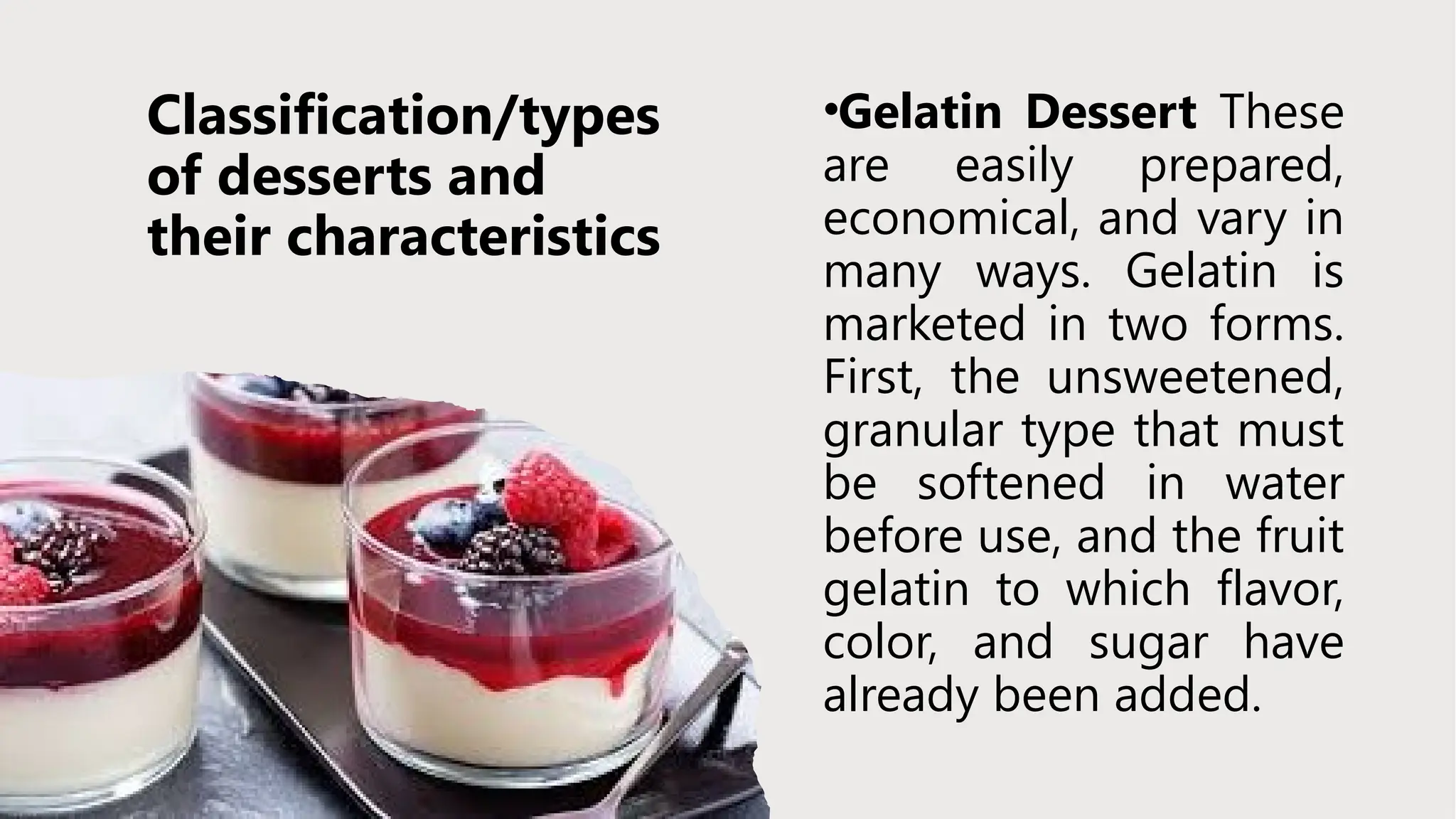 Perform mise en place Prepare & Present a Dessert Store Dessert | PPTX