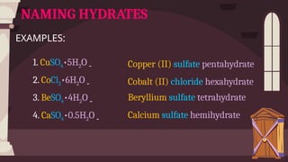 Lesson 6.2 - Chemical Bonding and Chemical Nomenclature (Acids and ...