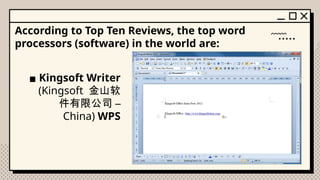 Lesson 6 - Applied Productivity Tools using Word Processor.pptx
