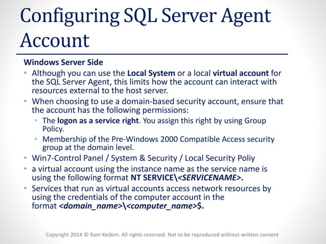 MSSQL Server - Automation | PPT