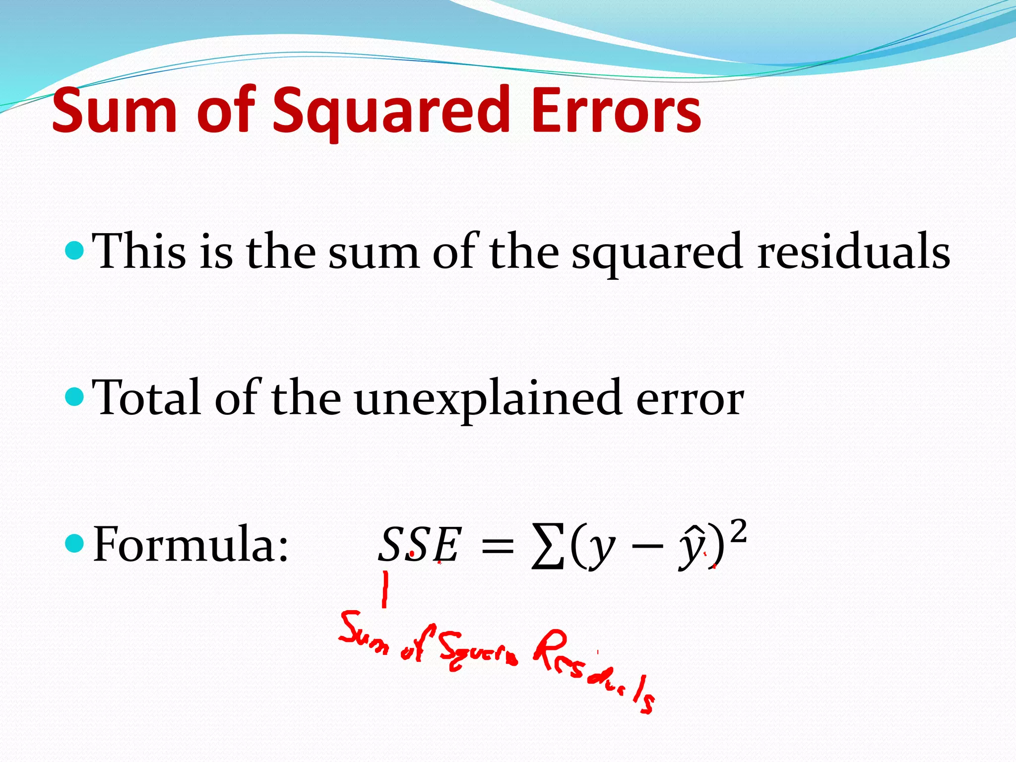 Lesson 6 coefficient of determination | PPTX