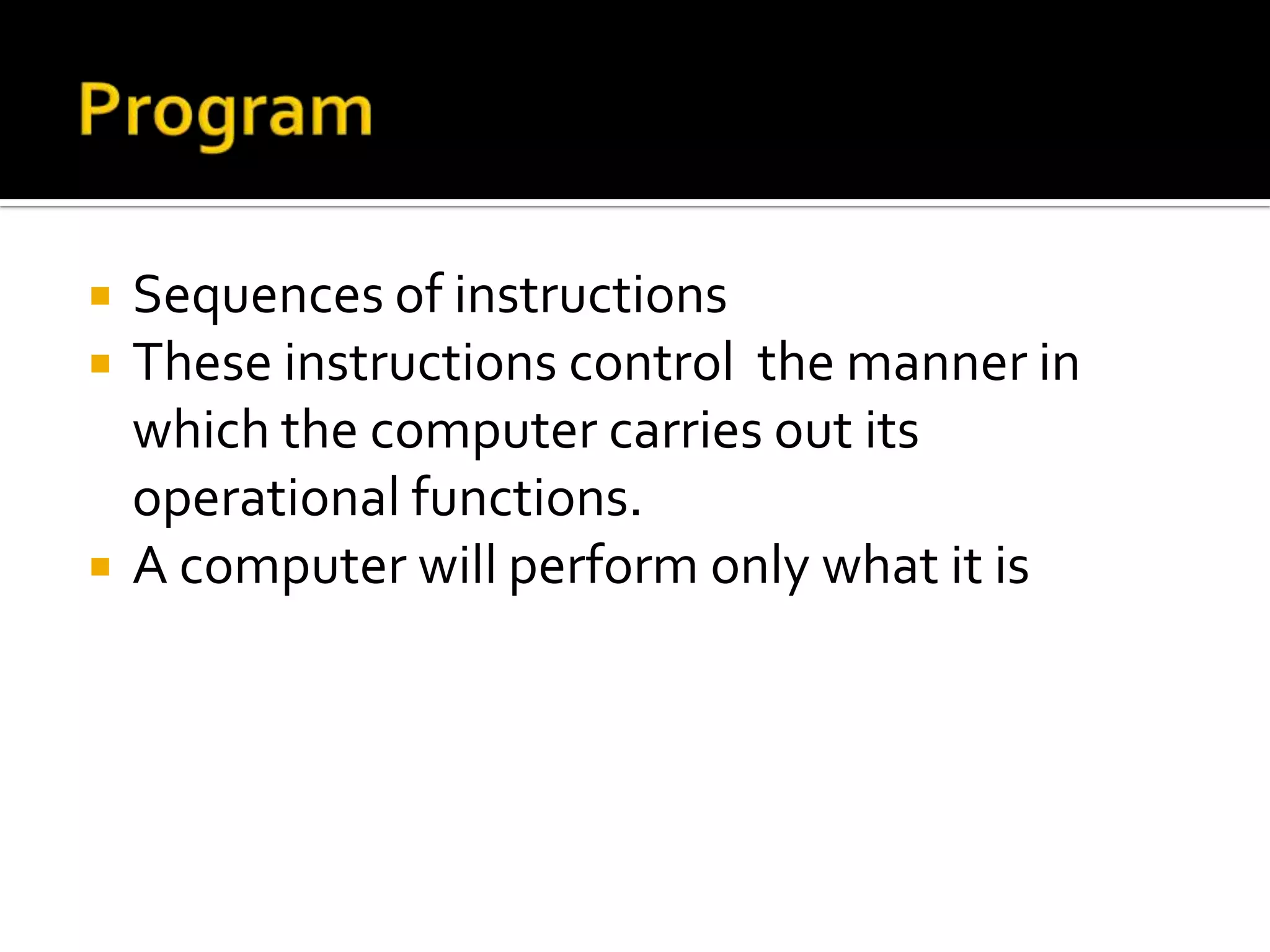 Lesson 6 computer hardware systems | PPT | Free Download