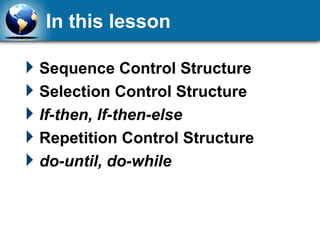 Lesson 6 - CONTROLLING PROGRAM FLOWS.ppt