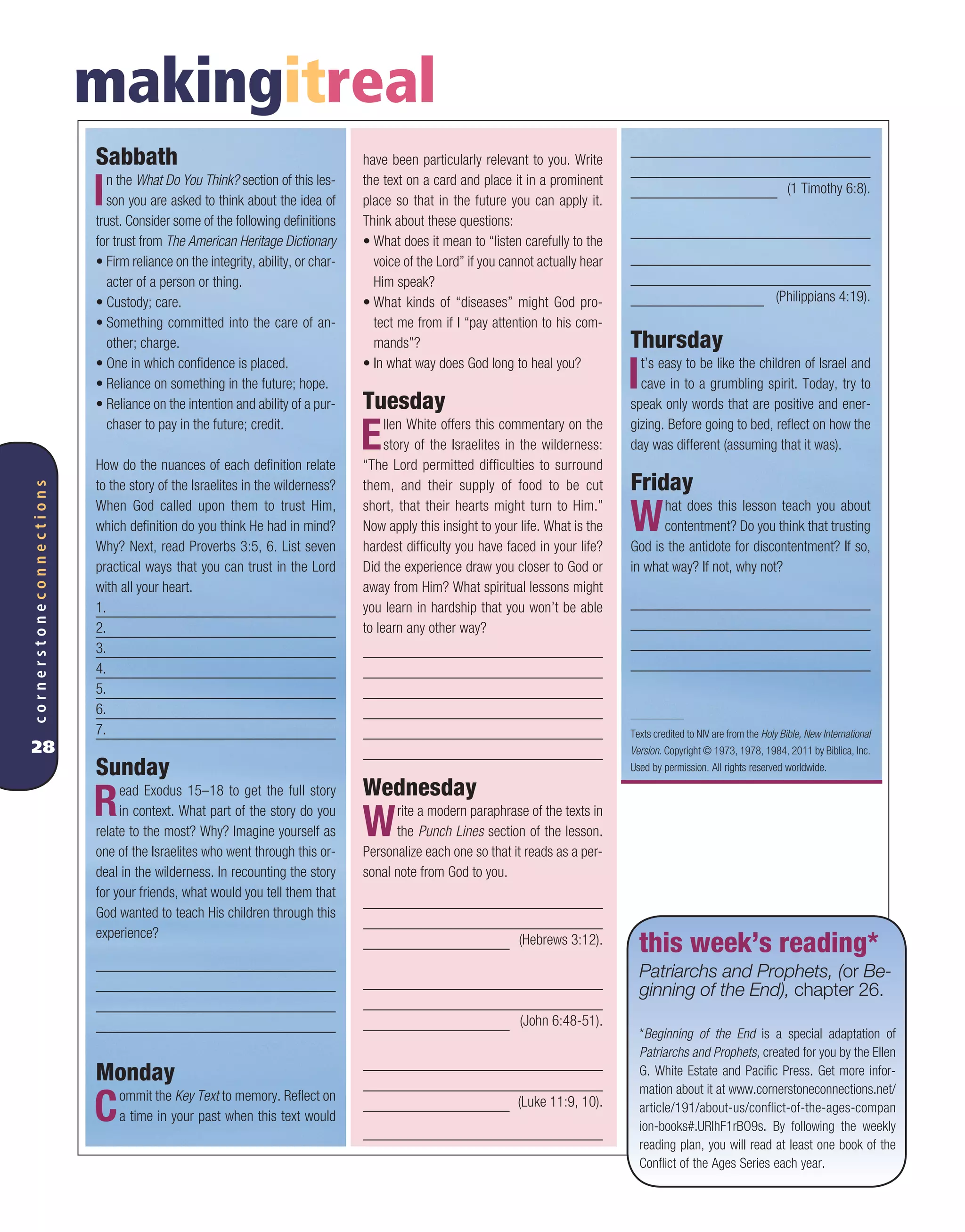 Lesson 6 | Cornerstone Connections | Sabbath School | Second Quarter ...