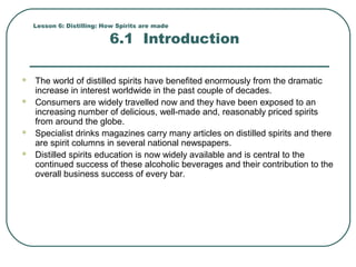 Lesson 6 distilling - how spirits are made ...