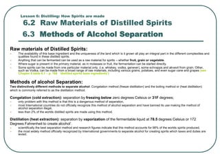 Distilling - Spirits .ppt