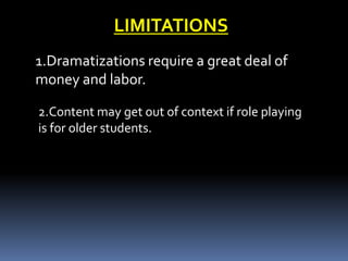 Lesson 6 dramatization learning experience | PPT