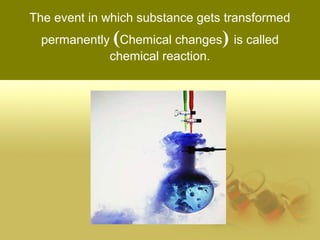 Chemical Reaction | PPT