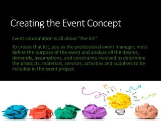 Lesson 6 event concept | PPT