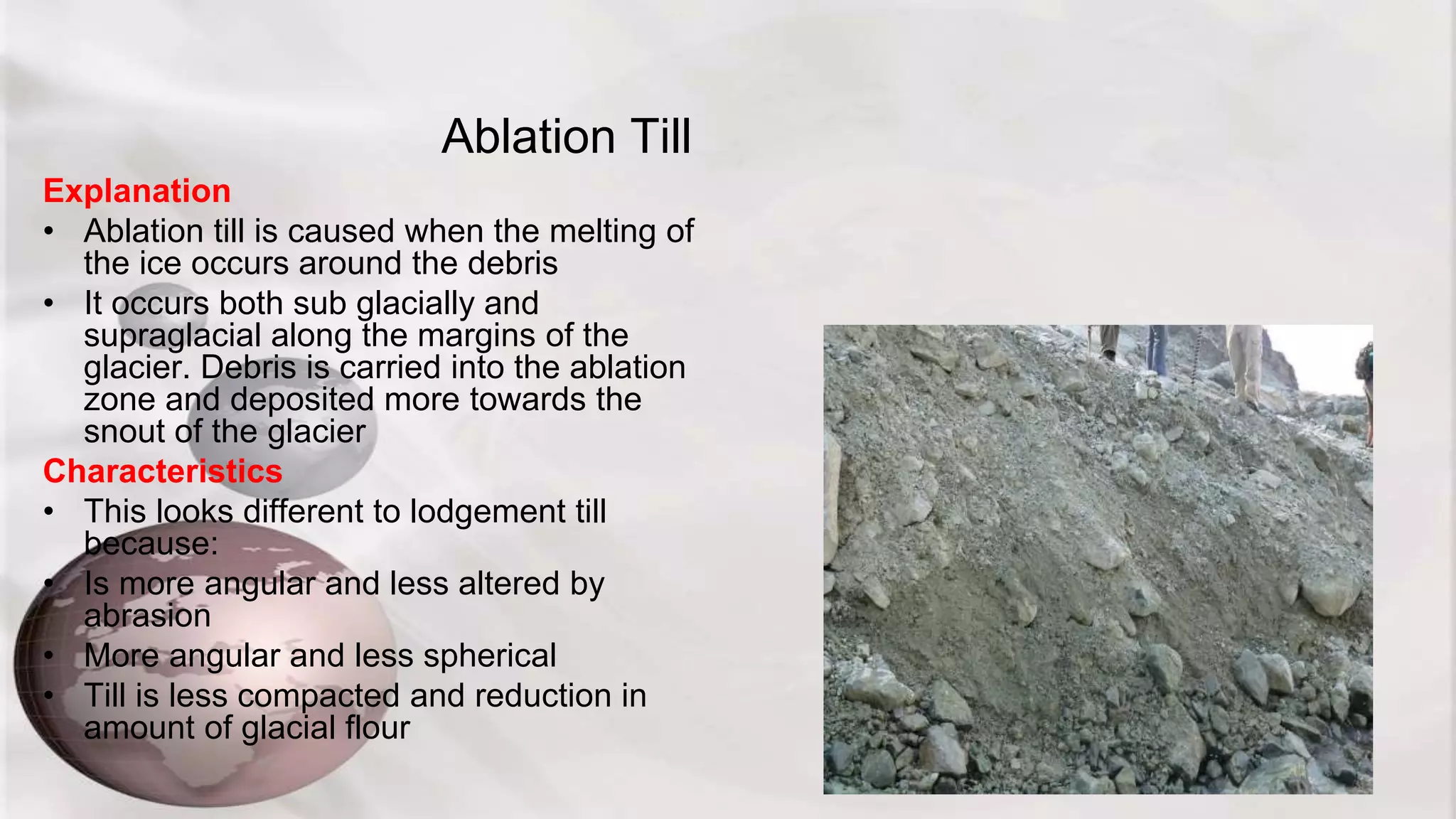 Lesson 6 glacial deposition and landforms | PPTX