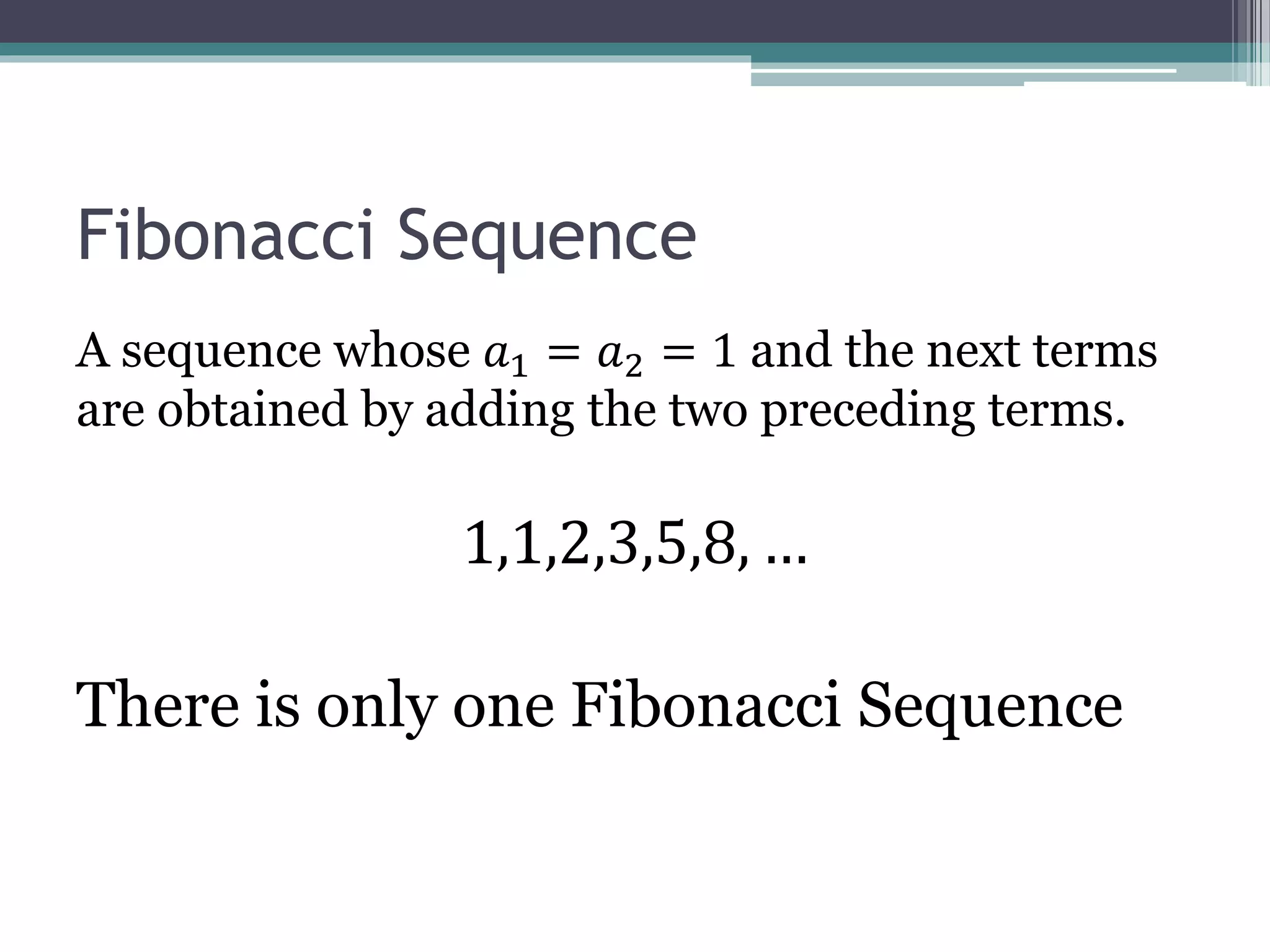 Lesson 6 - Harmonic and Fibonacci Sequence.pptx