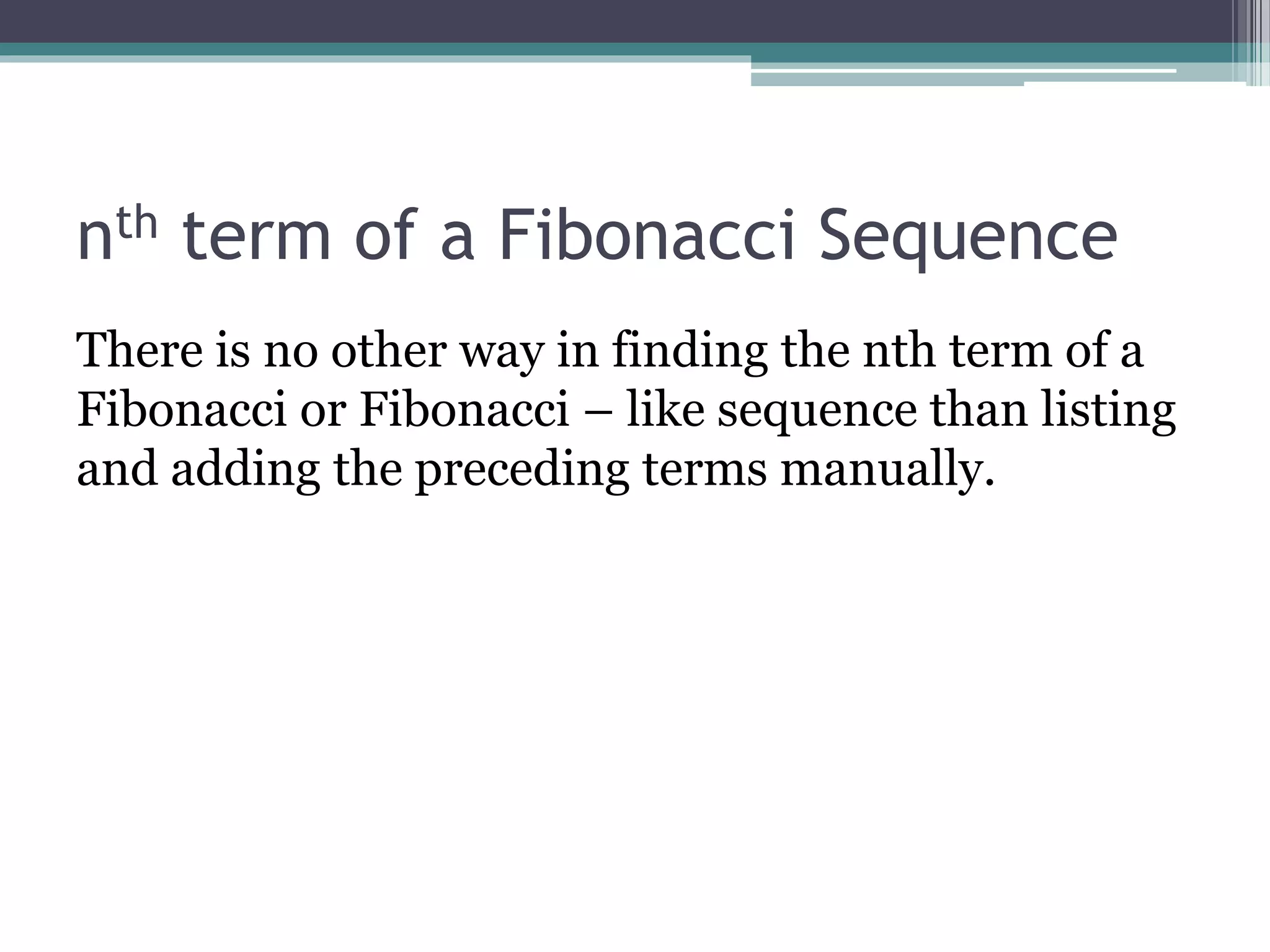 Lesson 6 - Harmonic and Fibonacci Sequence.pptx