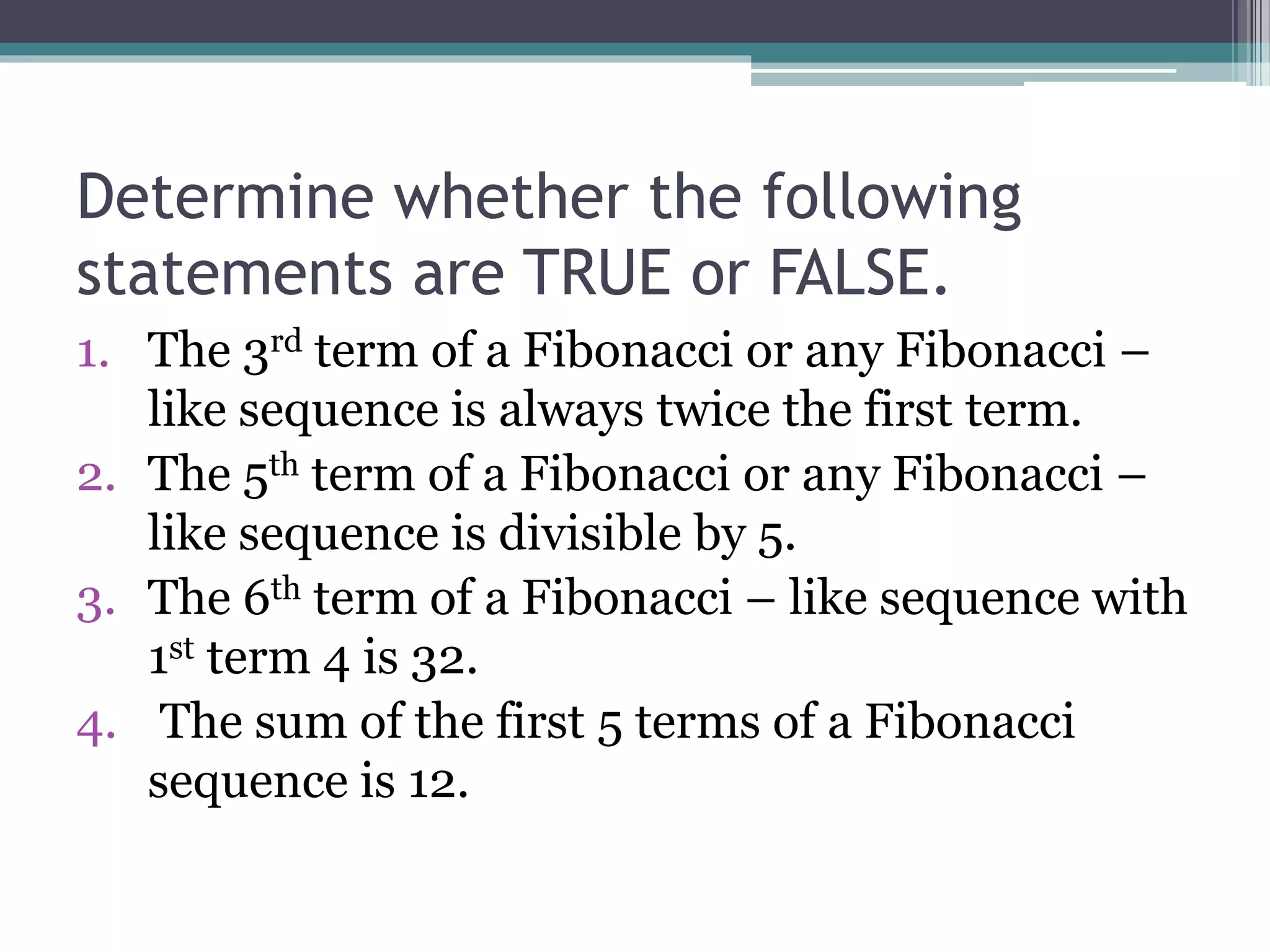 Lesson 6 - Harmonic and Fibonacci Sequence.pptx