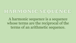 Lesson 6 - Harmonic Sequencesasasasas.pdf | Free Download