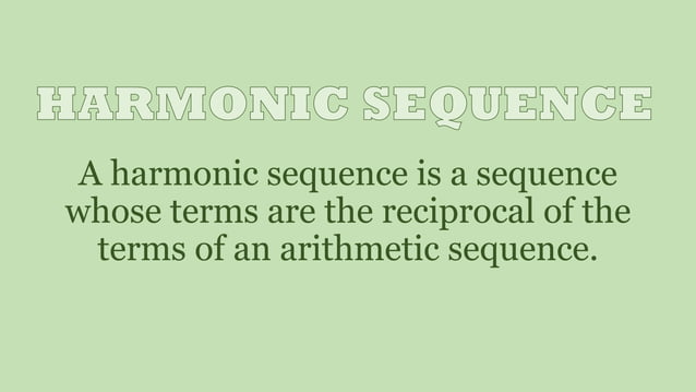 Lesson 6 - Harmonic Sequencesasasasas.pdf | Free Download