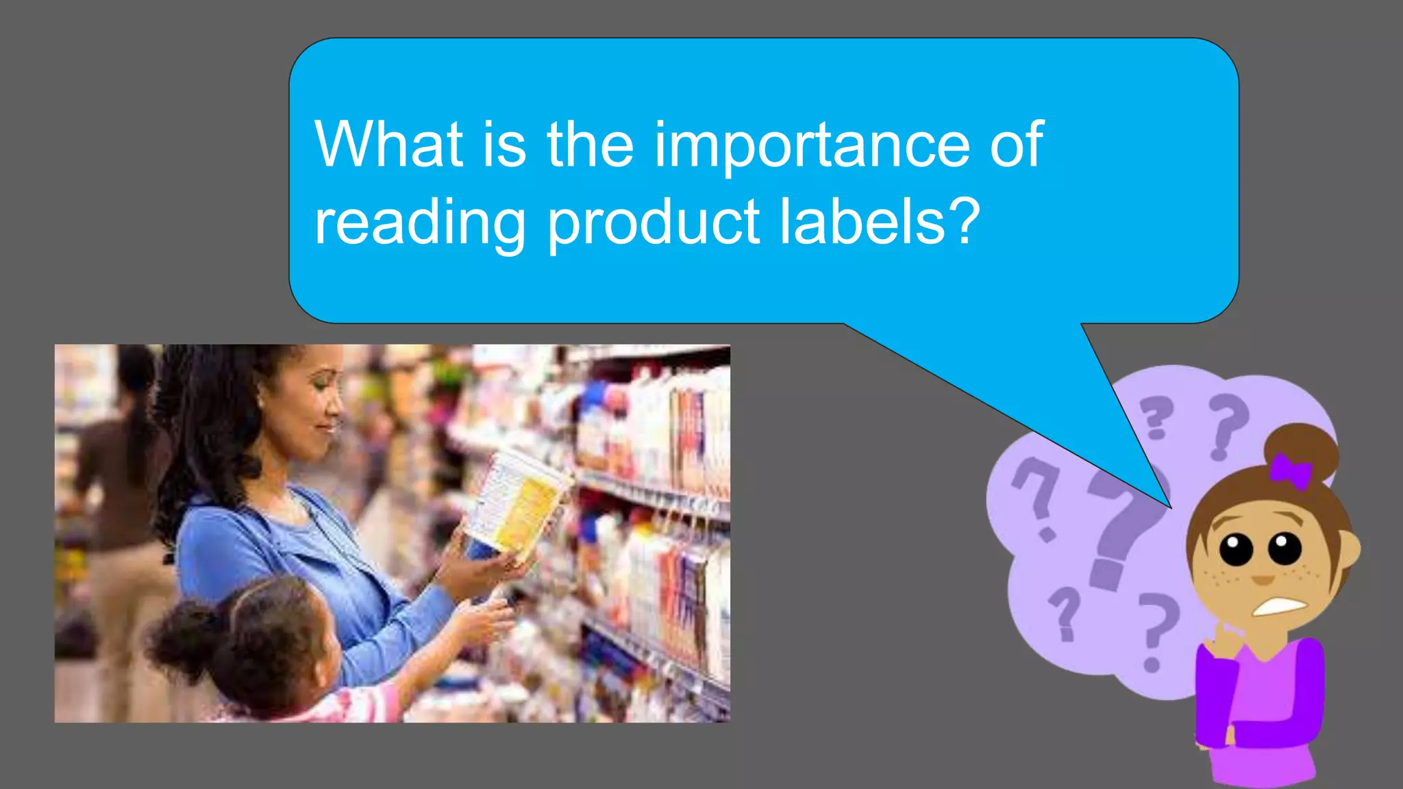 Lesson 6 importance of reading product labels | PDF