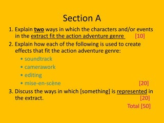 Lesson 6 - Action Adventure jeopardy and suspense | PPTX