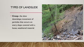 lesson 6- Landslide hazards (Disaster risk reduction RRR)pptx | PPTX