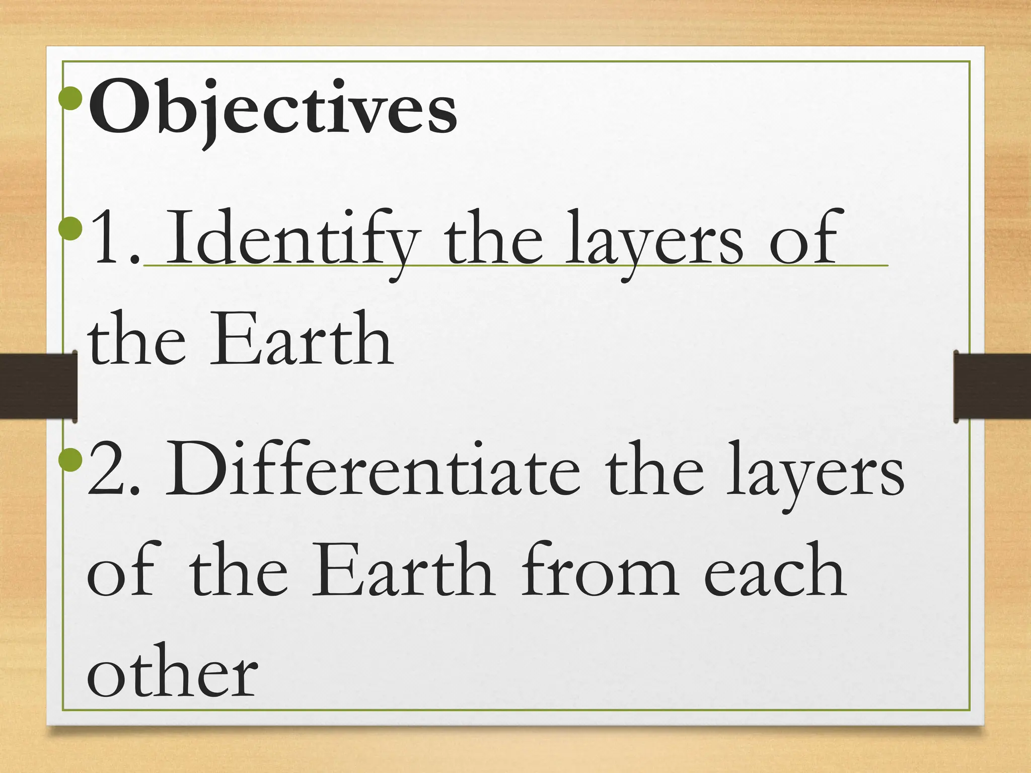 Lesson 6 in Erath and Life science- Layers of the Earth. | PPT