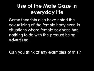 AS Media - Lesson 6 - Male gaze | PPT