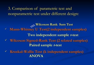 Lesson 6 Nonparametric Test 2009 Ta | PPT