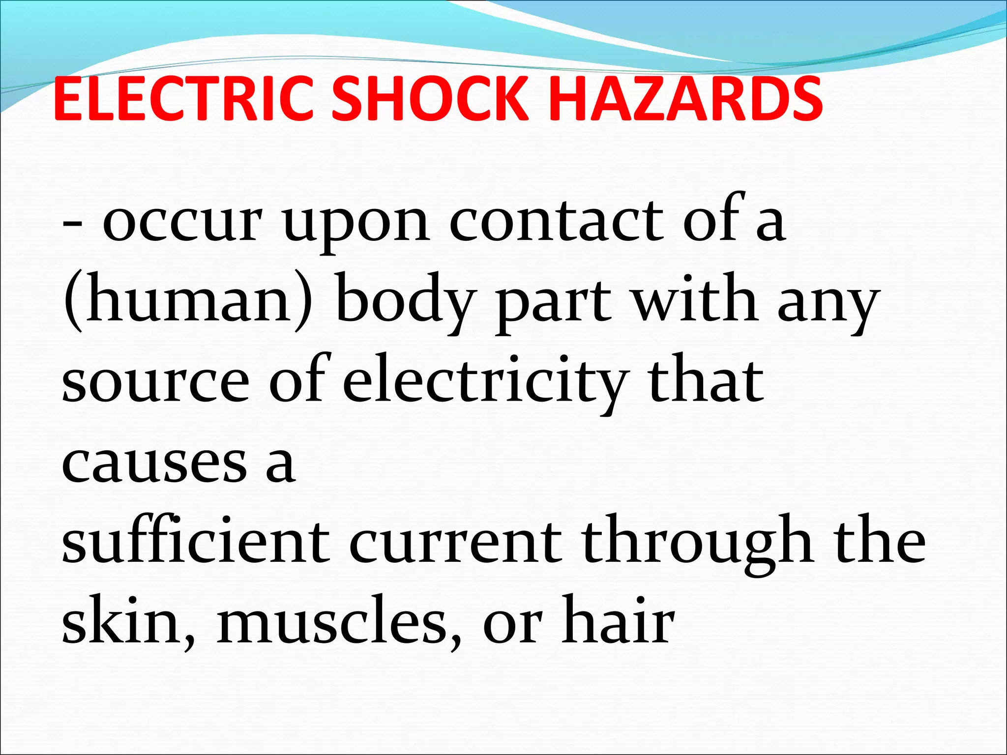 OHS and the Types of Hazards | PPT