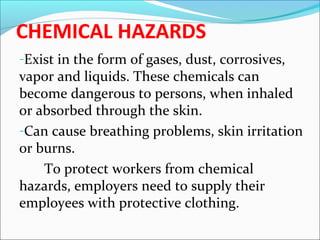 OHS and the Types of Hazards | PPT
