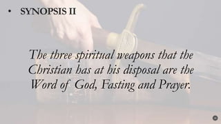 Lesson 6 - Our Spiritual Weapons - SBS.pptx