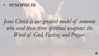 Lesson 6 - Our Spiritual Weapons - SBS.pptx