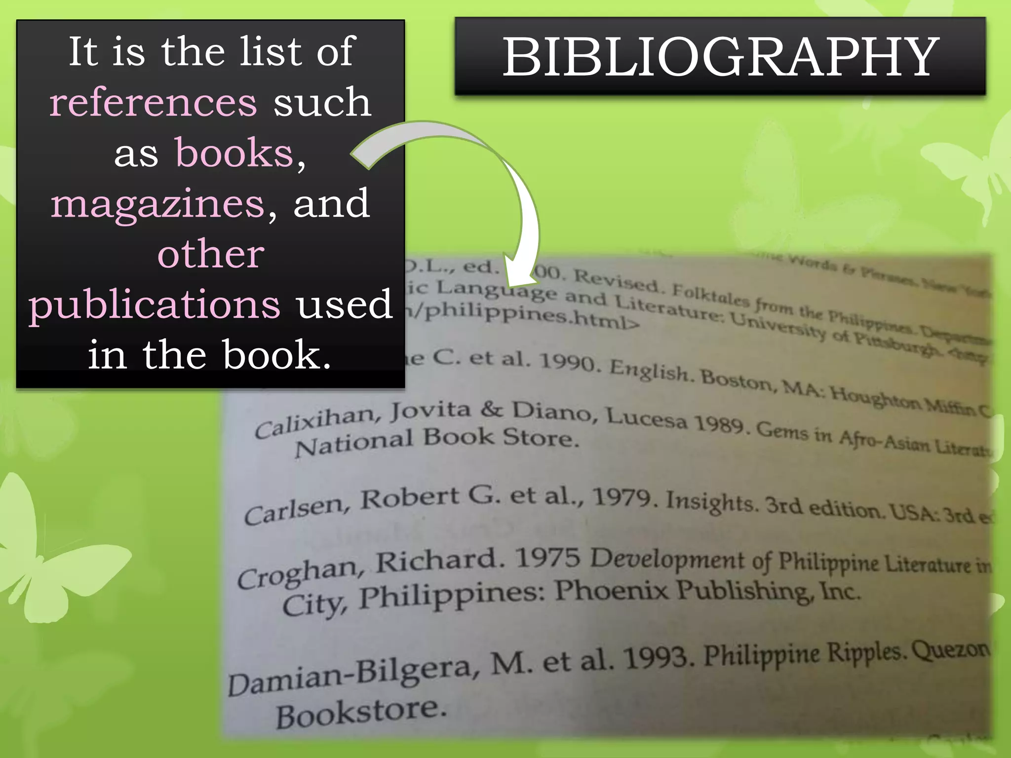 Lesson 6 parts of a book | PPTX