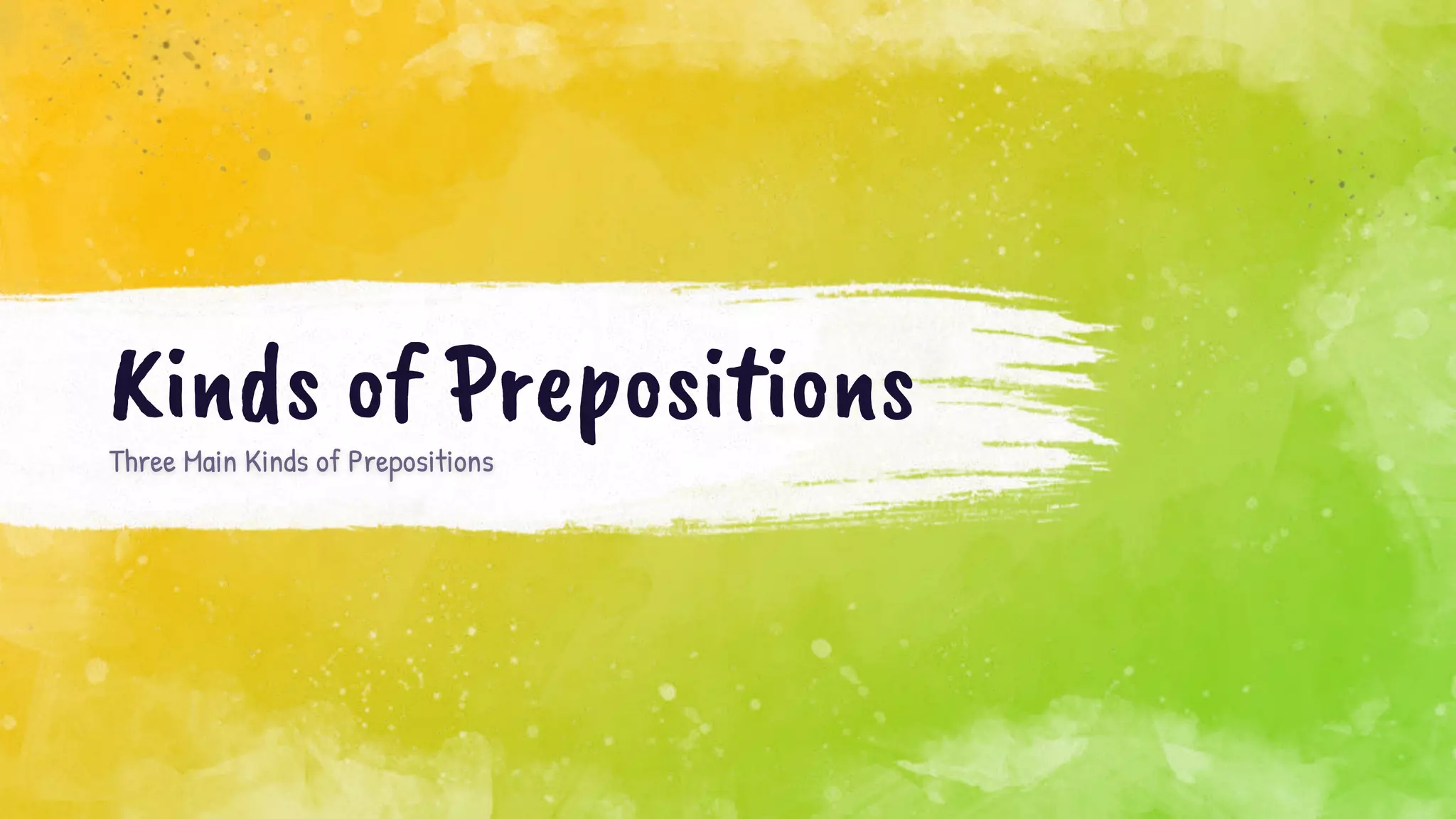 Prepositions | PPT