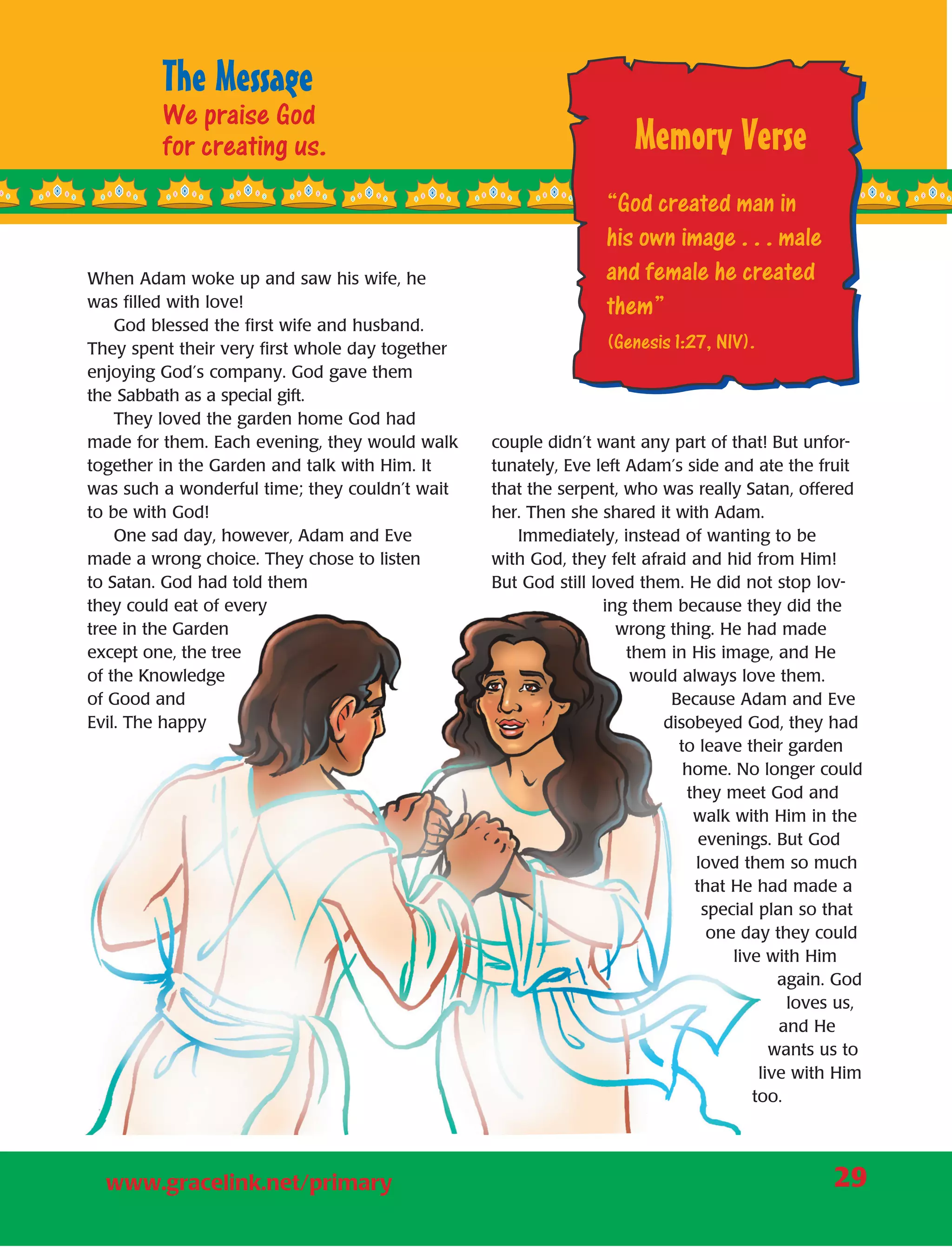 Lesson 6 | Primary | Sabbath School | Second Quarter 2015 | PDF